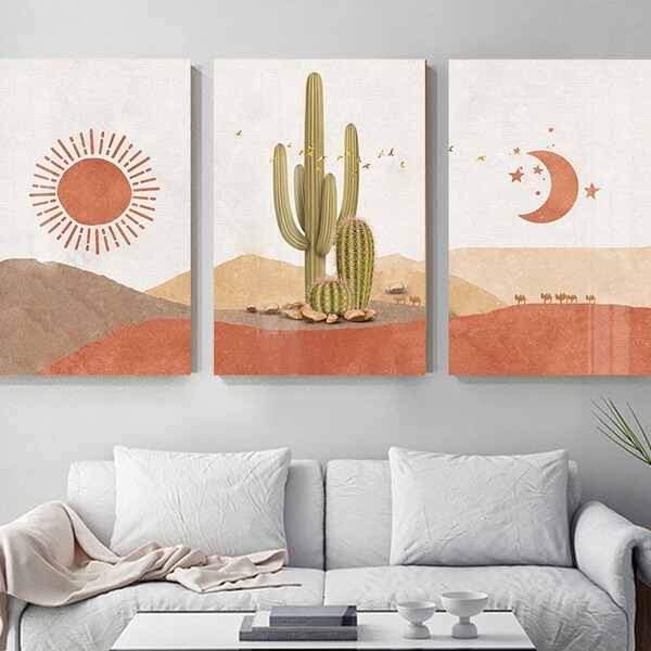 Metal Desert Scene Wall Art - Etsy