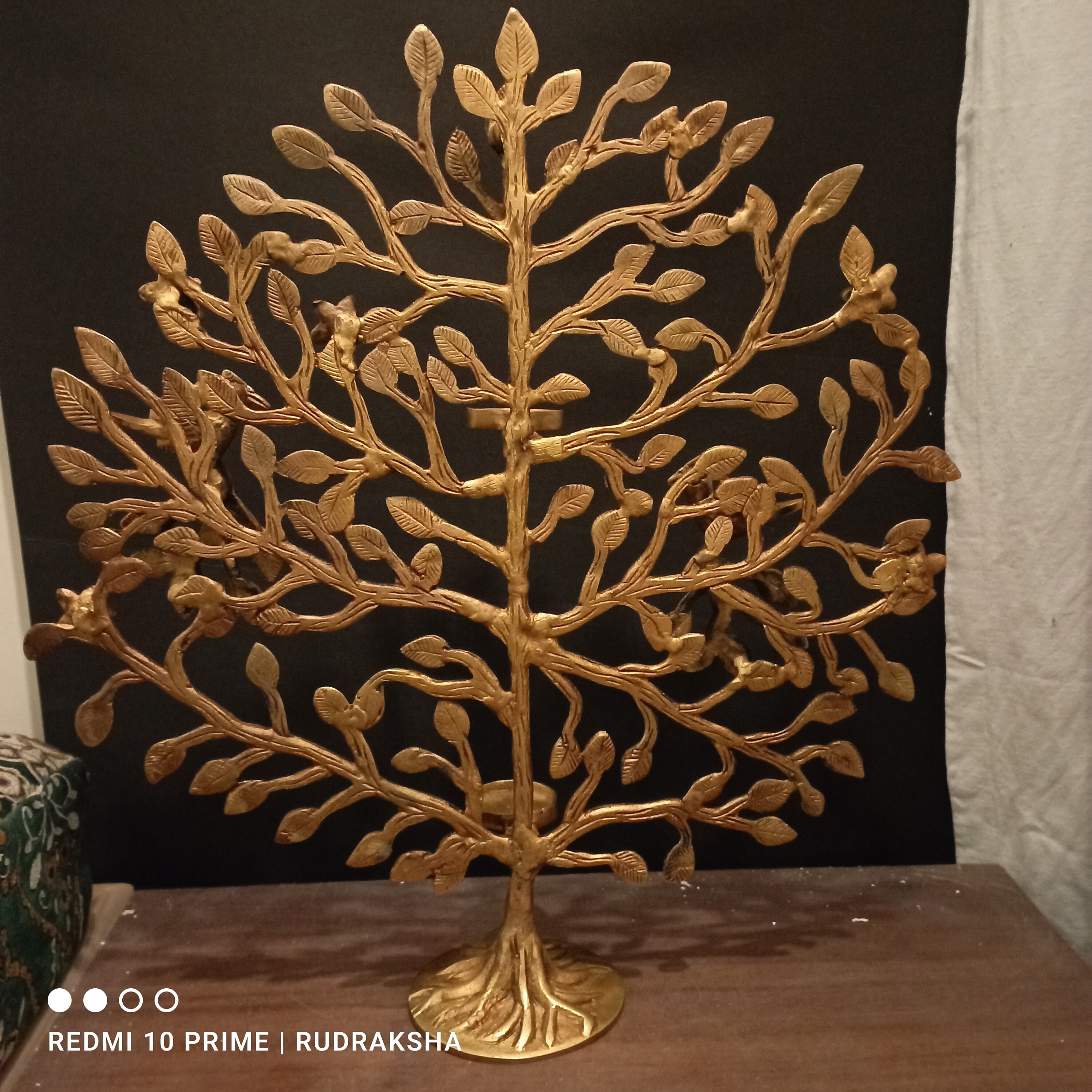 Kalpavriksha Tree With Candle Holders Brass Tree of Life 43.CM - Etsy