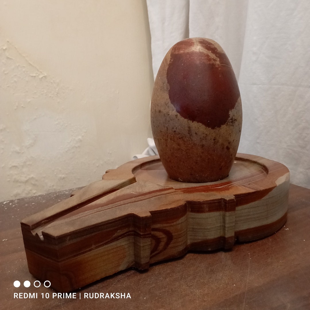 Narmada River Shiva Lingam Stone: Home Temple Pooja Decor - Etsy