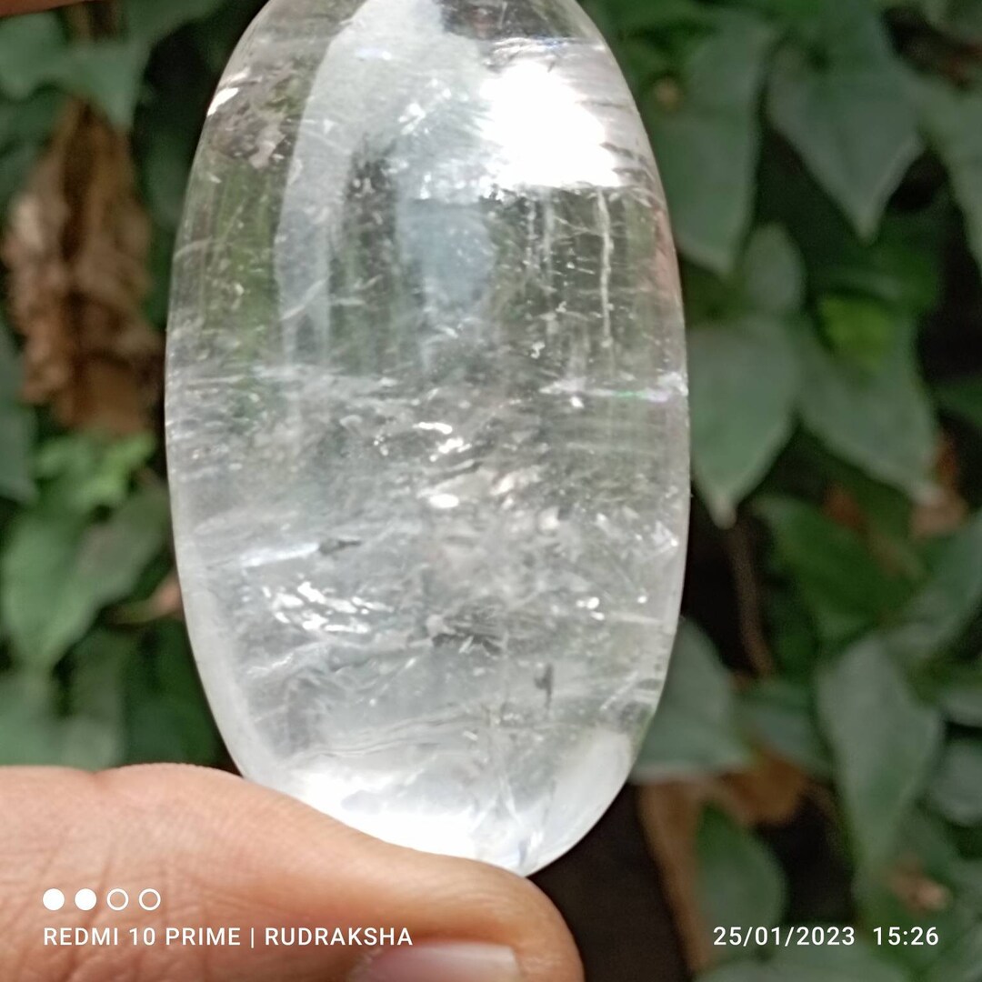 Clear Quartz Shiva Lingam: Crystal Healing Stone (69mm) - Etsy