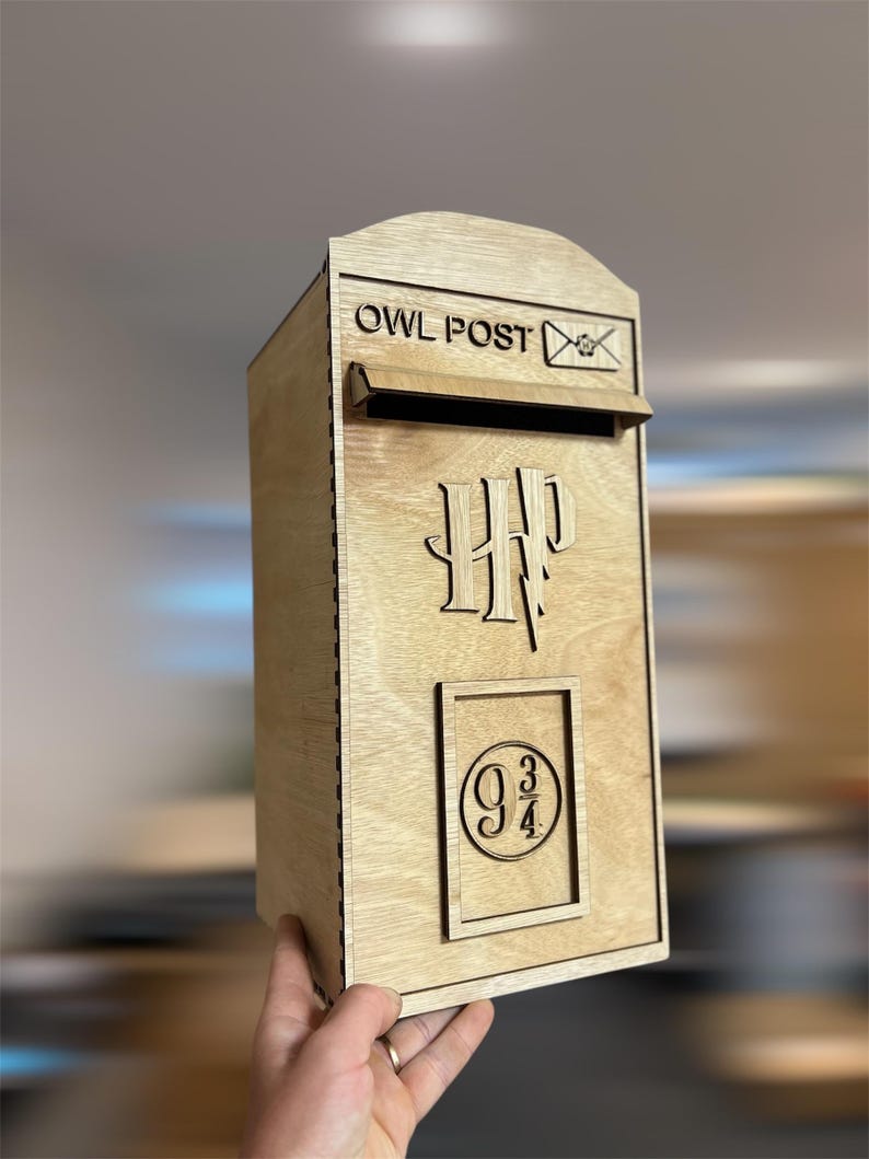 Harry Potter Wedding Card Post Box: DIY Wood Decor - Etsy