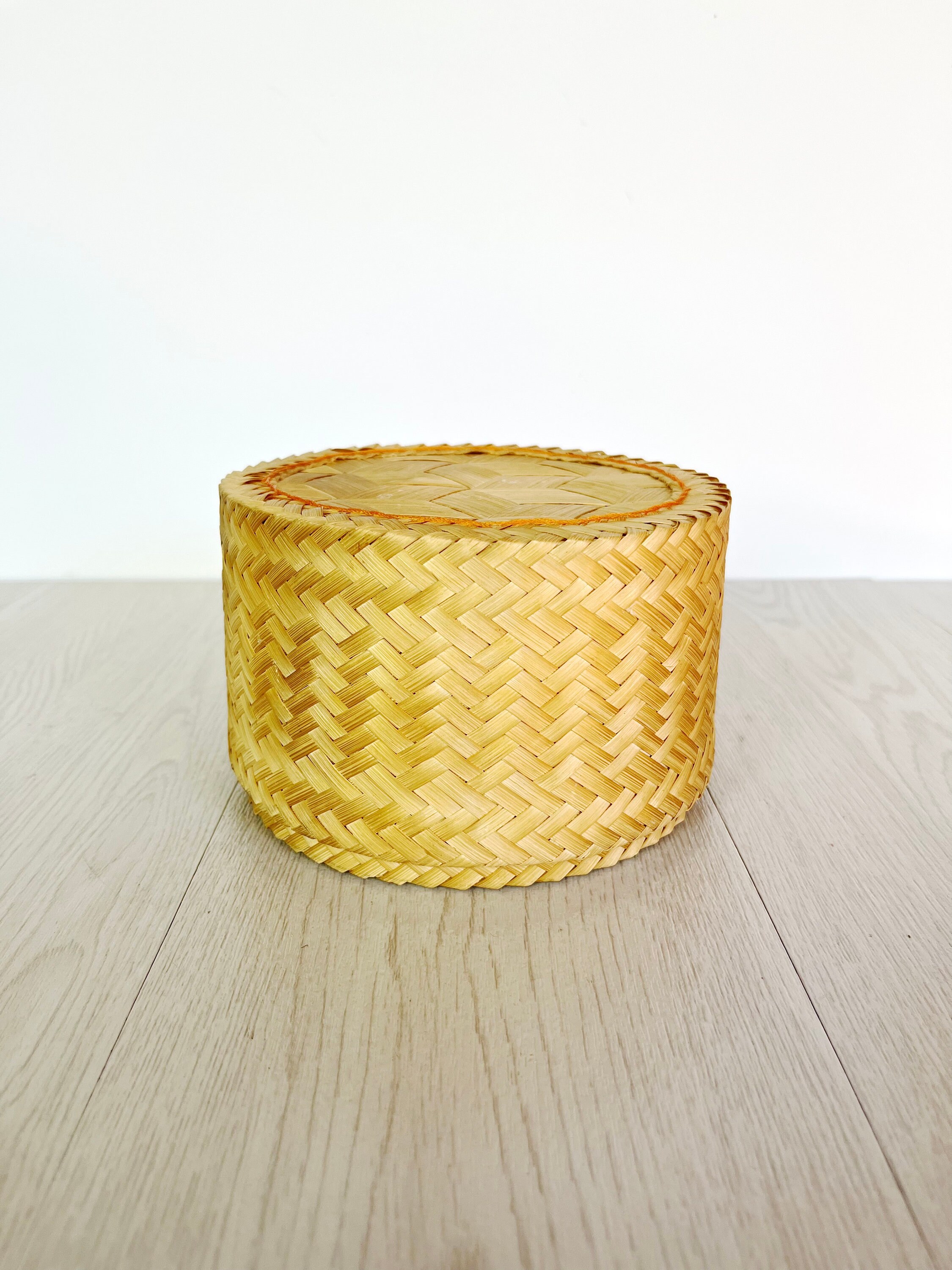 Vintage Thai Handmade Sticky Rice Serving Basket Vintage Home Small ...