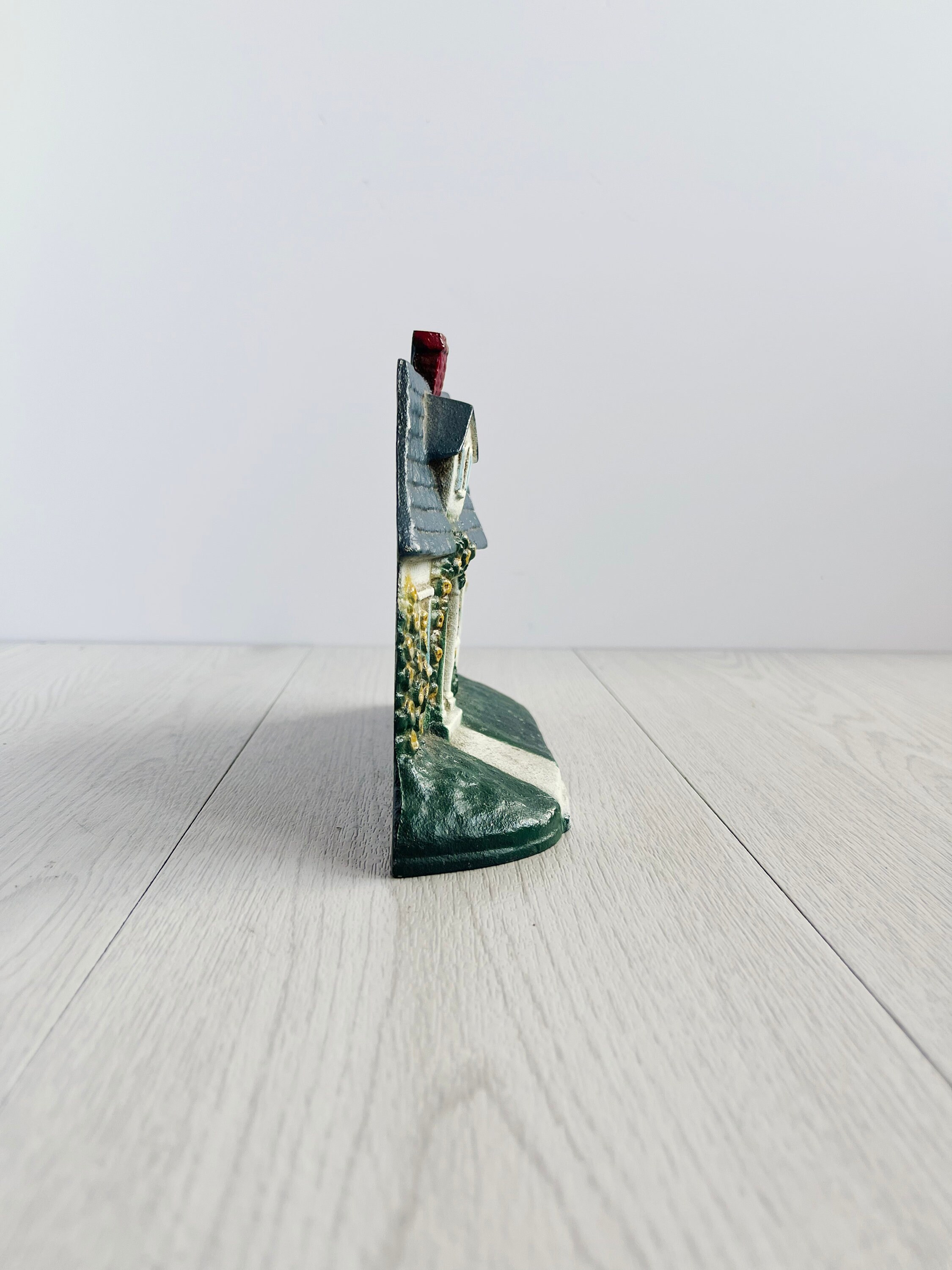 Vintage 1940s John Wright Rose Cottage Cast Iron Doorstop - Etsy