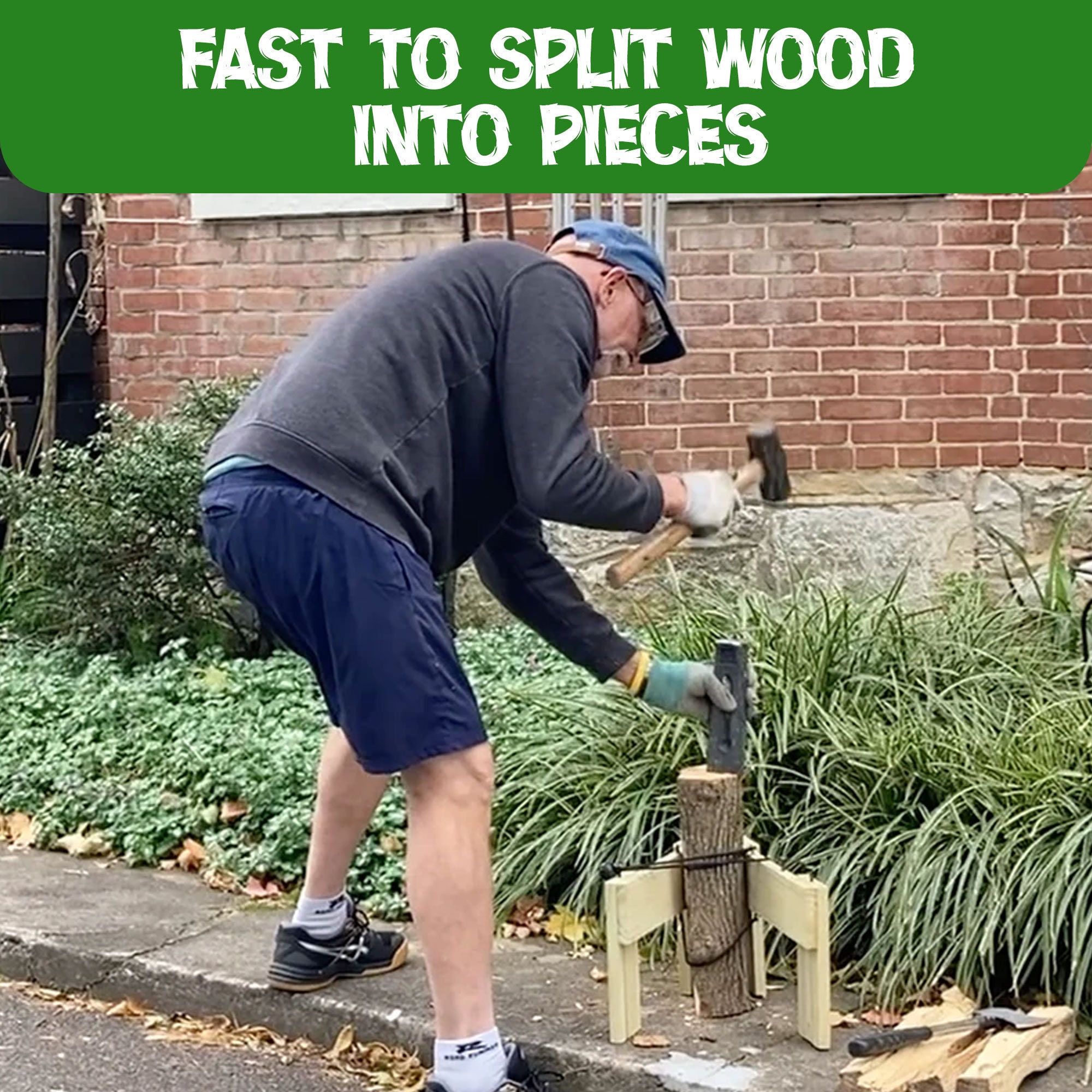 Splitterbuddy Log-splitting and Firewood-splitting Aid Easily Make ...