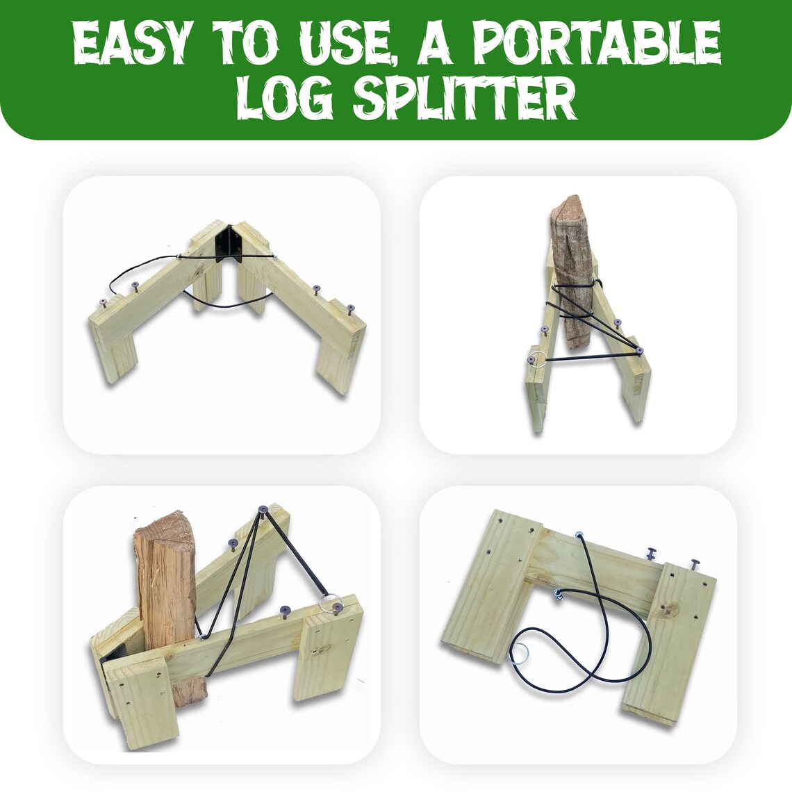 Splitterbuddy Log-splitting and Firewood-splitting Aid Easily Make ...
