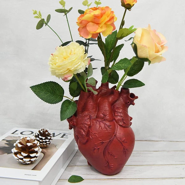 Heart Vase - Etsy