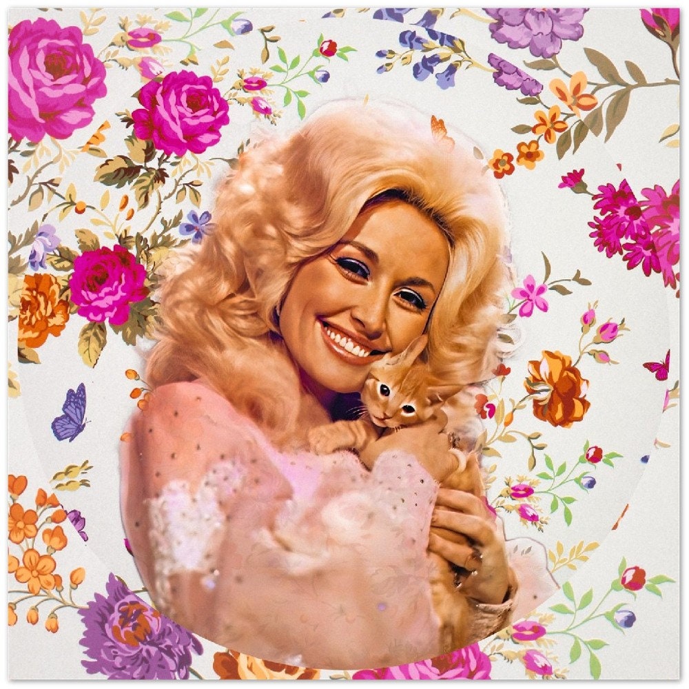 Dolly Parton Poster Dolly Parton Dolly Parton Art Kitsch - Etsy