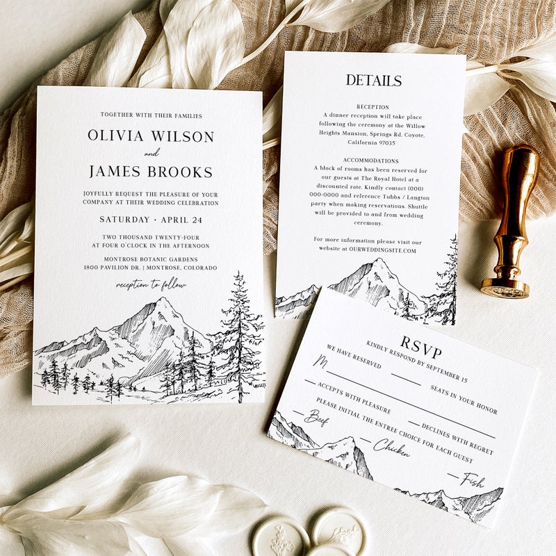 Mountain Wedding Svg - Etsy