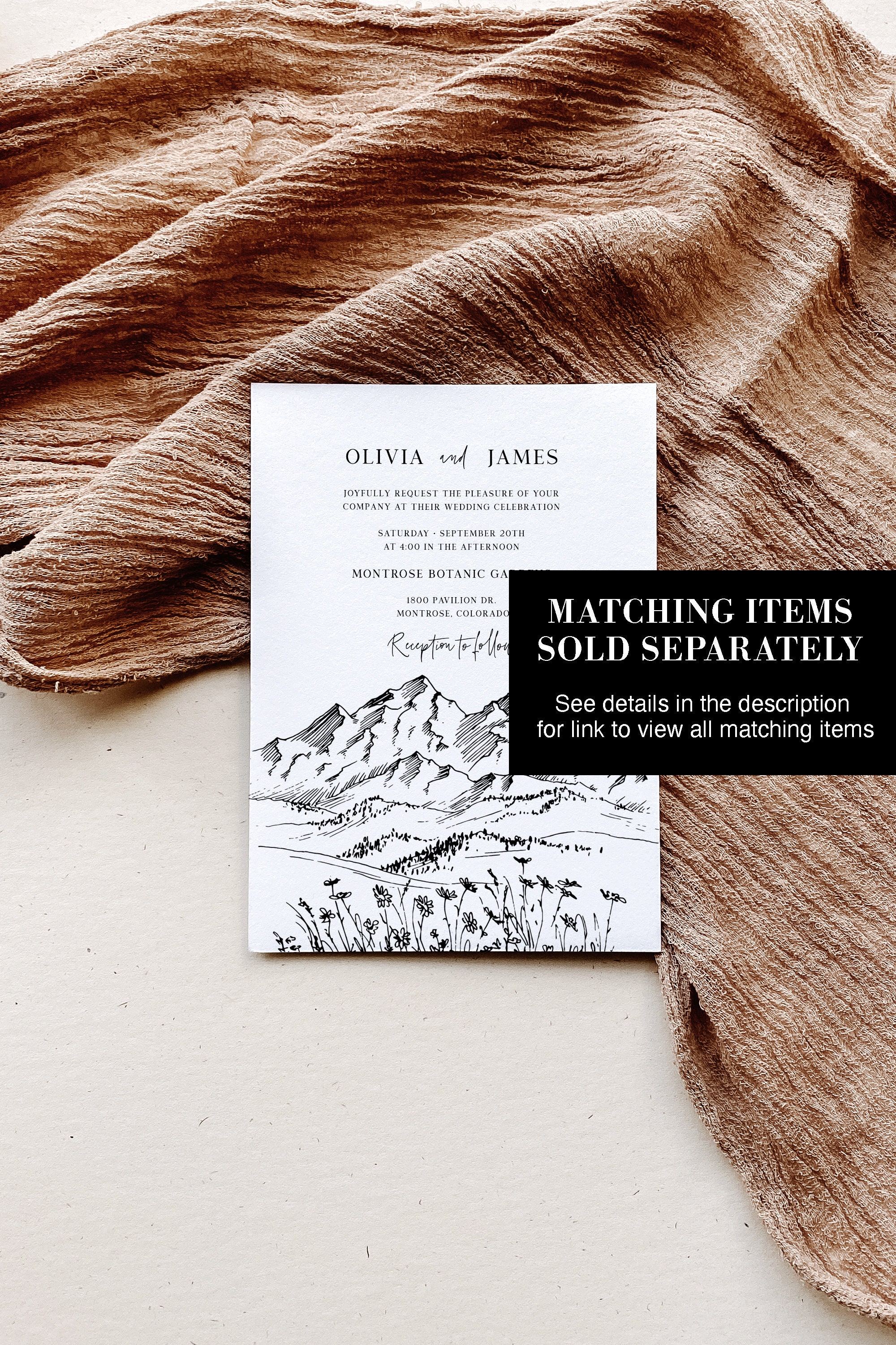 Mountain Range Wedding Welcome Sign Template - Ranch Party Decor, Peaks ...