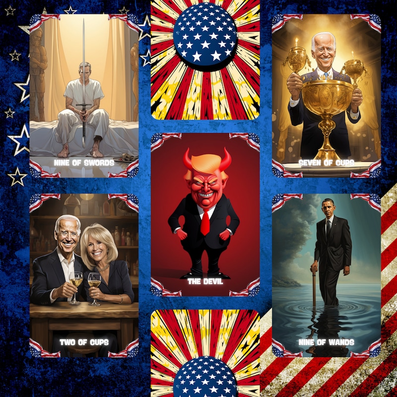 Trump Tarot Deck - Etsy
