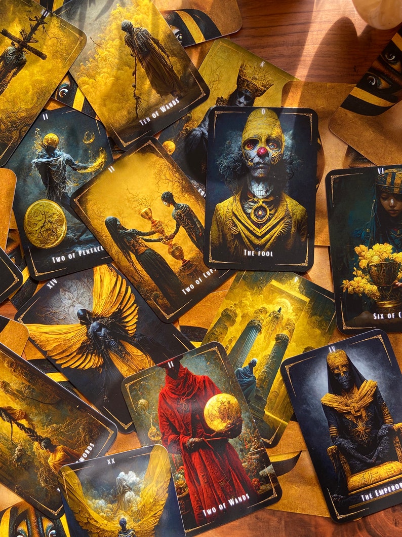 Egypt Tarot Deck: Mystical Witchy Cards With Guidebook - Etsy Canada
