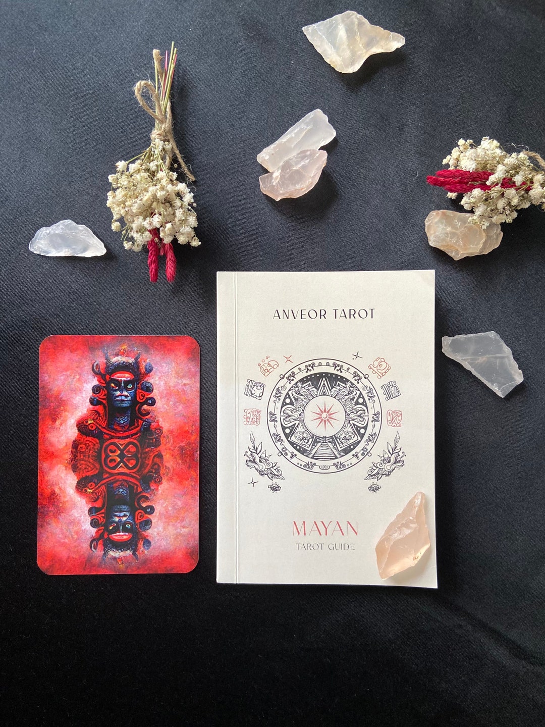 MAYA Arcana ,handcrafted Tarot Deck - Mystical Art Tarot Cards Set for Intuitive Readings ...