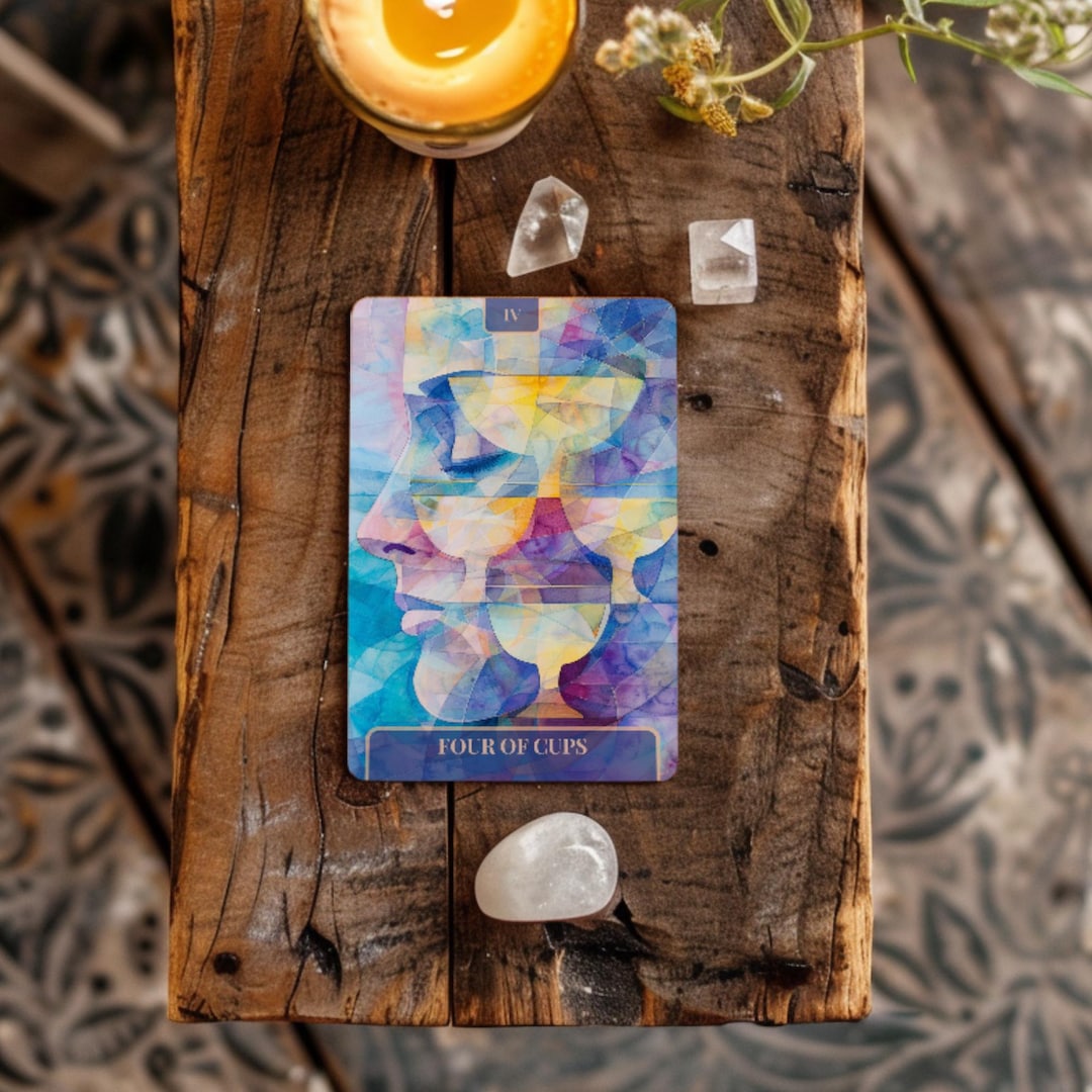 Magical Geometry Tarot Deck, Abstract Mystical Pastel Cards - Etsy