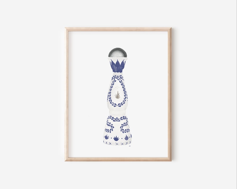 Clase Azul Tequila Print, Reposado, Tequila Bottles, Wall Decor Art ...