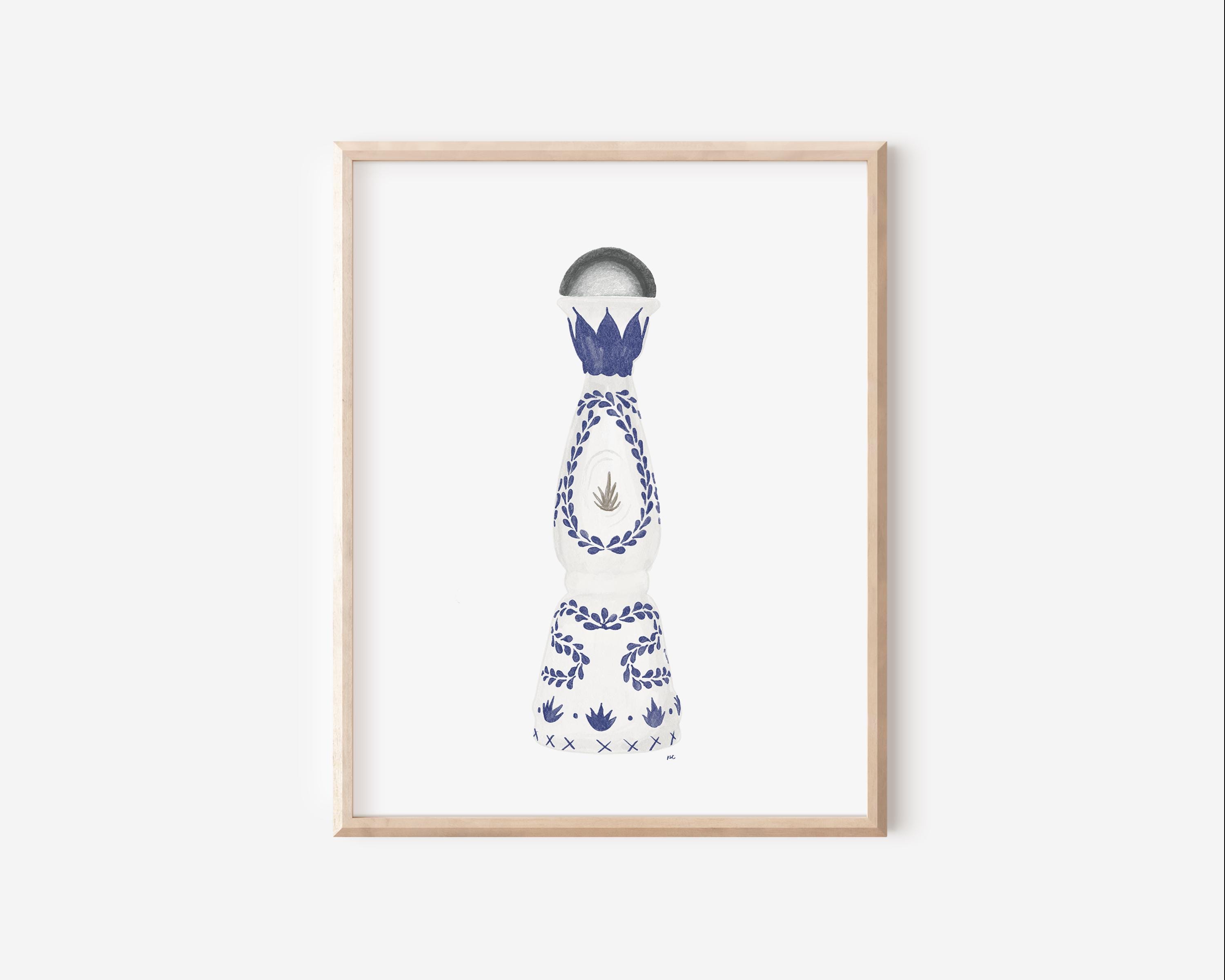 Clase Azul Tequila Print, Reposado, Tequila Bottles, Wall Decor Art ...