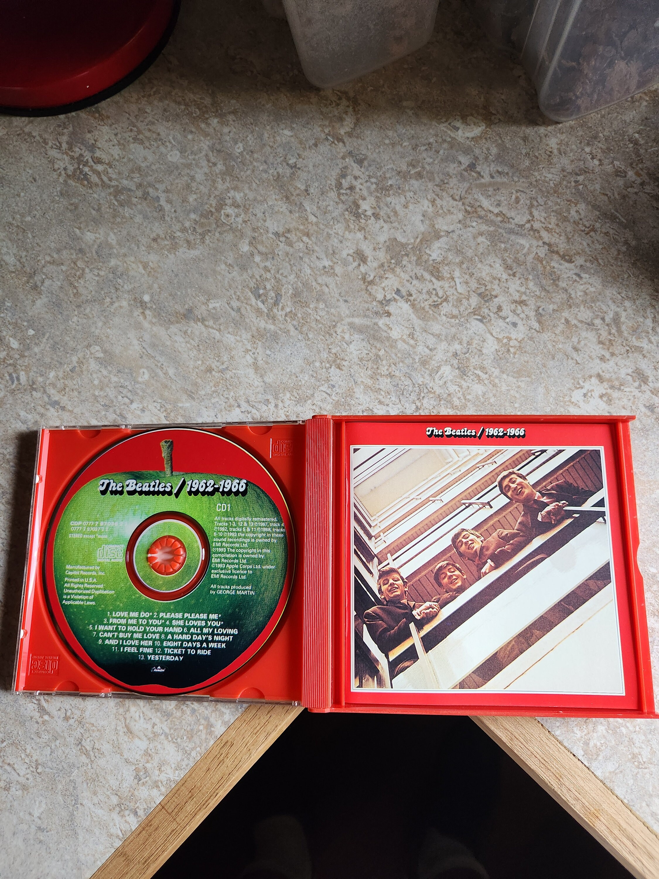 The Beatles Red Cd - Etsy