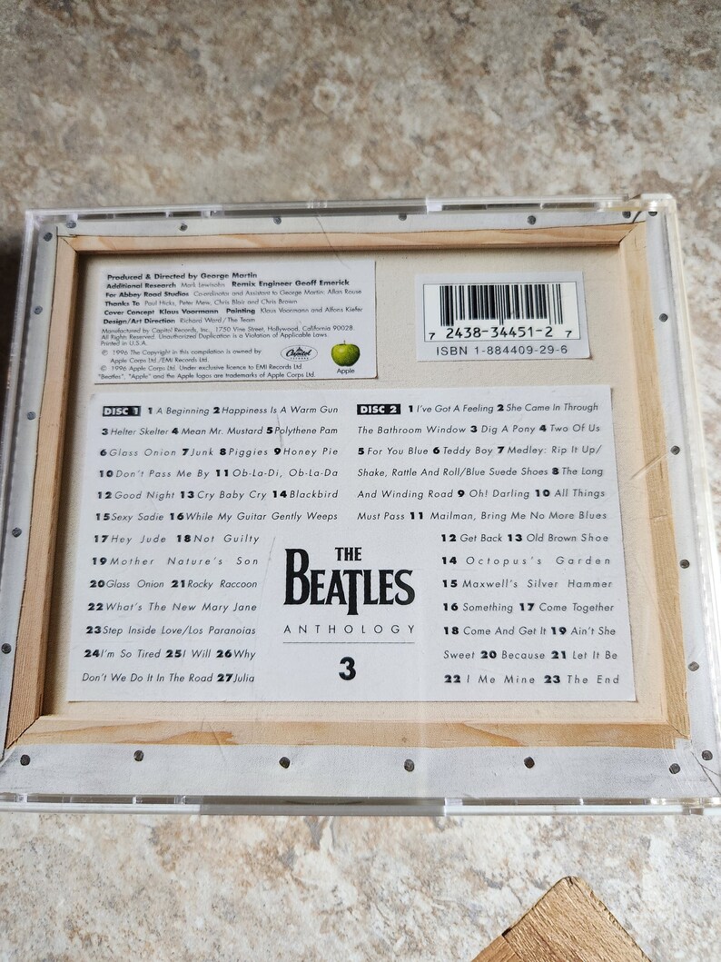 The Beatles Anthology 3: Classic Rock Collection (two CD Set) - Etsy