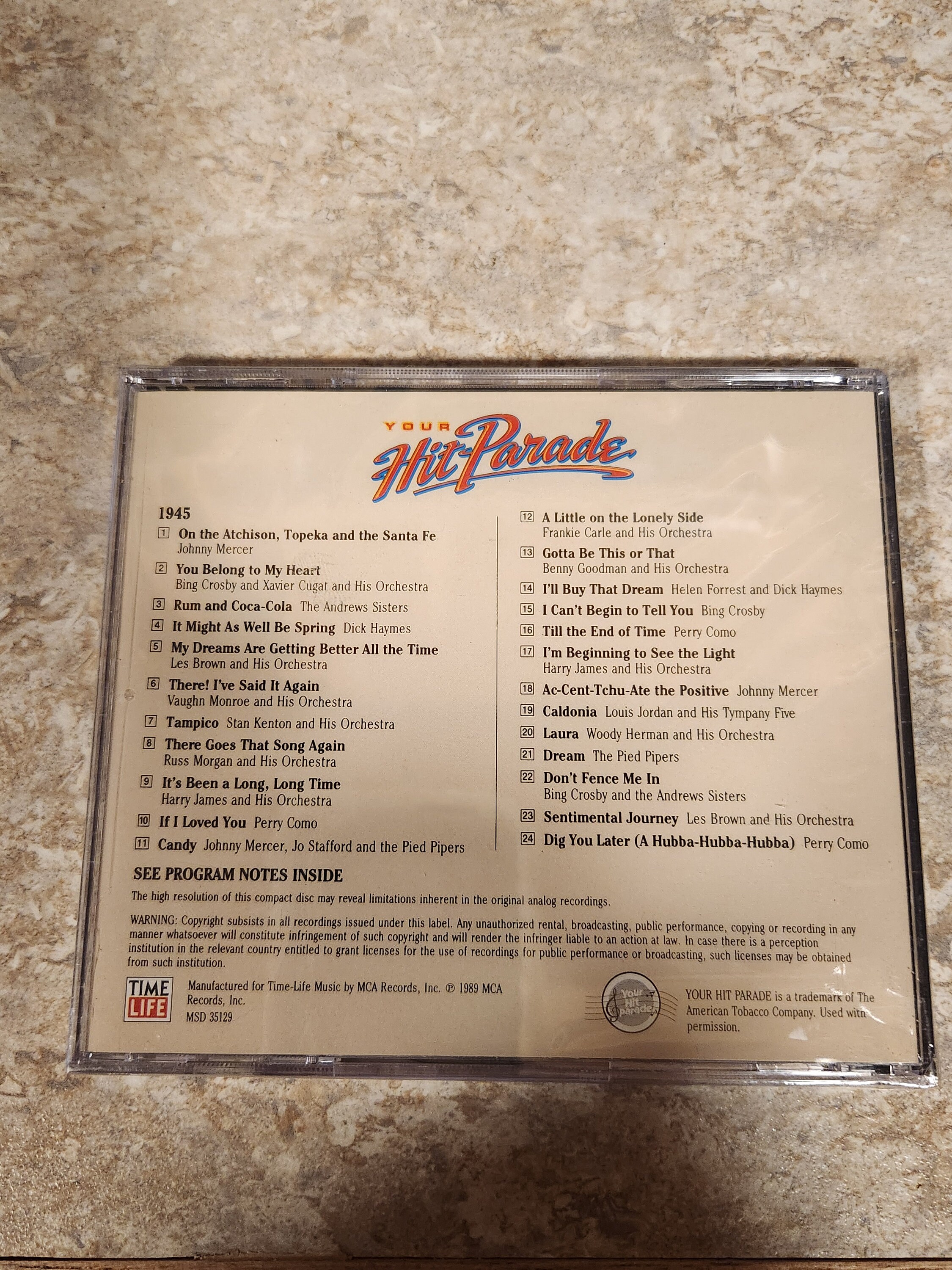 Time Life Your Hit Parade 1945 New Unopened - Etsy