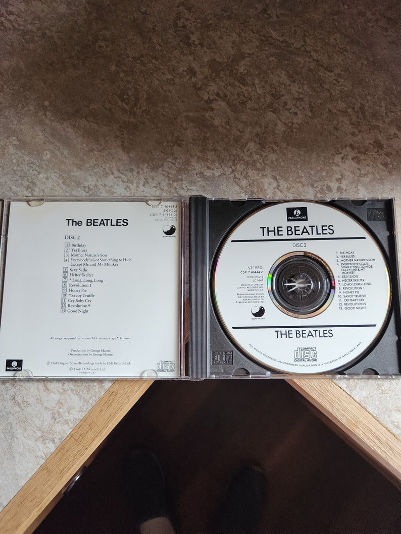 The Beatles, White Album Cd - Etsy
