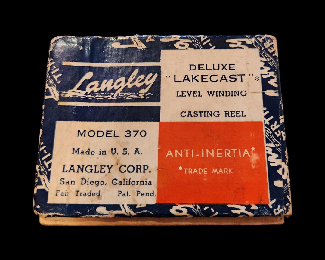Vintage Langley Lake Cast Model 350 New in Box With Paper Work - Etsy