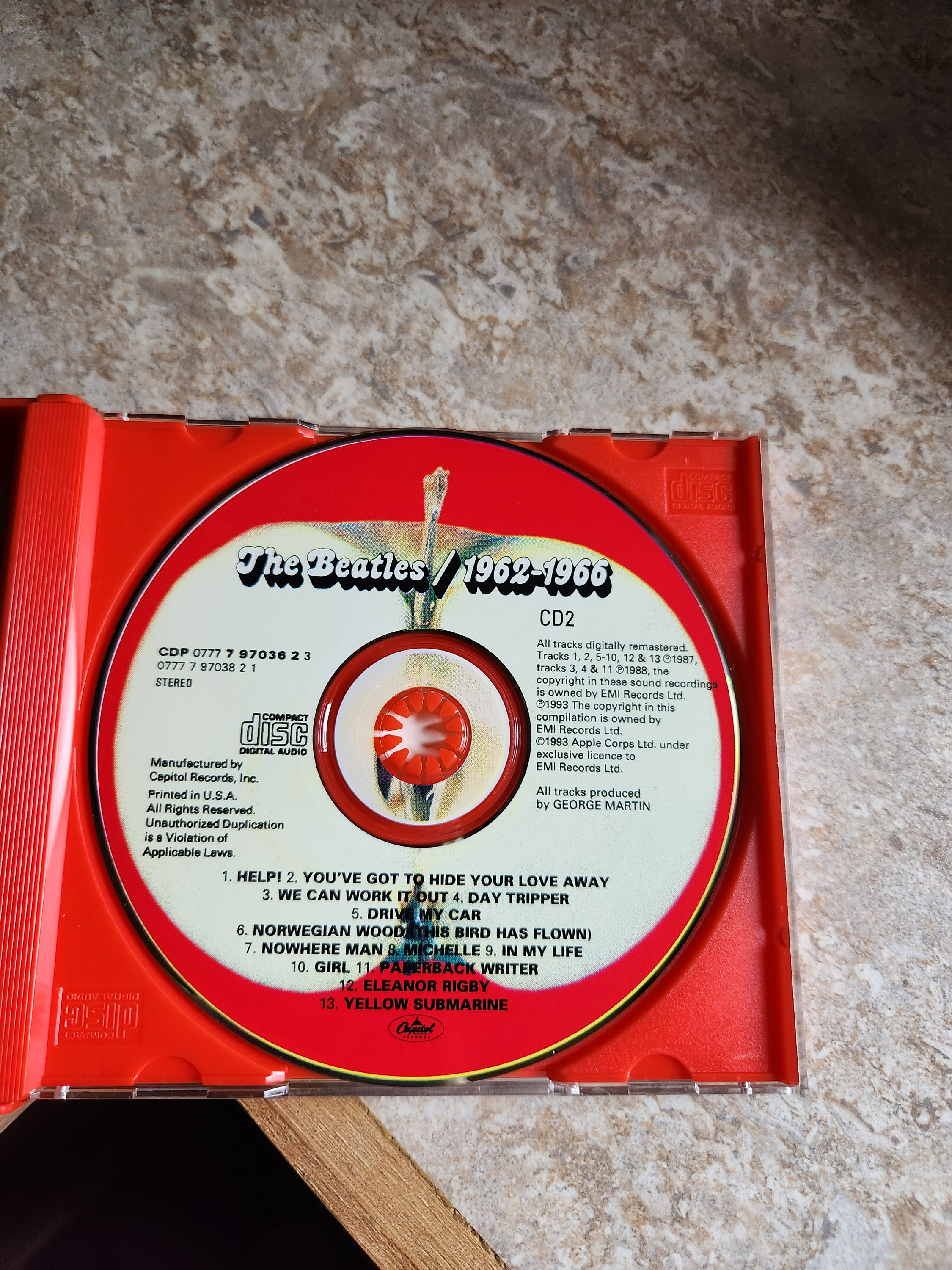 The Beatles Red Cd - Etsy