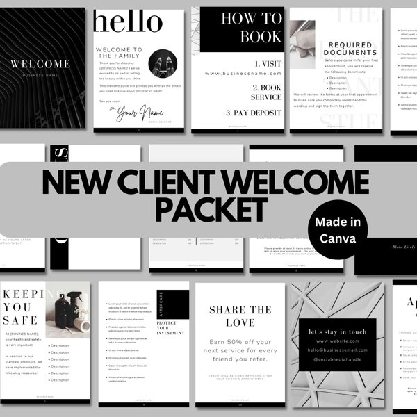 Welcome Packet - Etsy