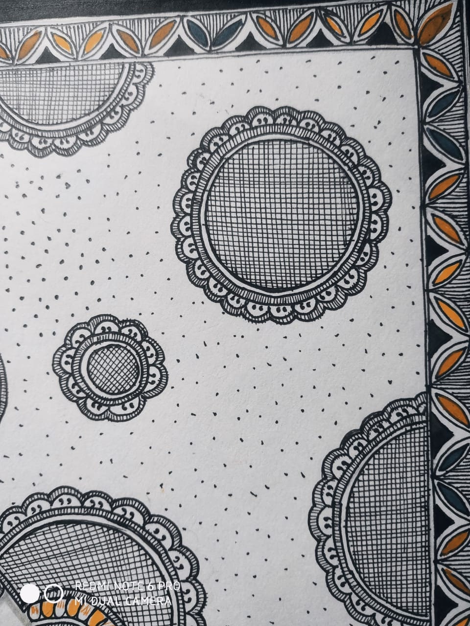 Original Hand Painted Elephant in Kachhani Art of Mithila/madhubani ...