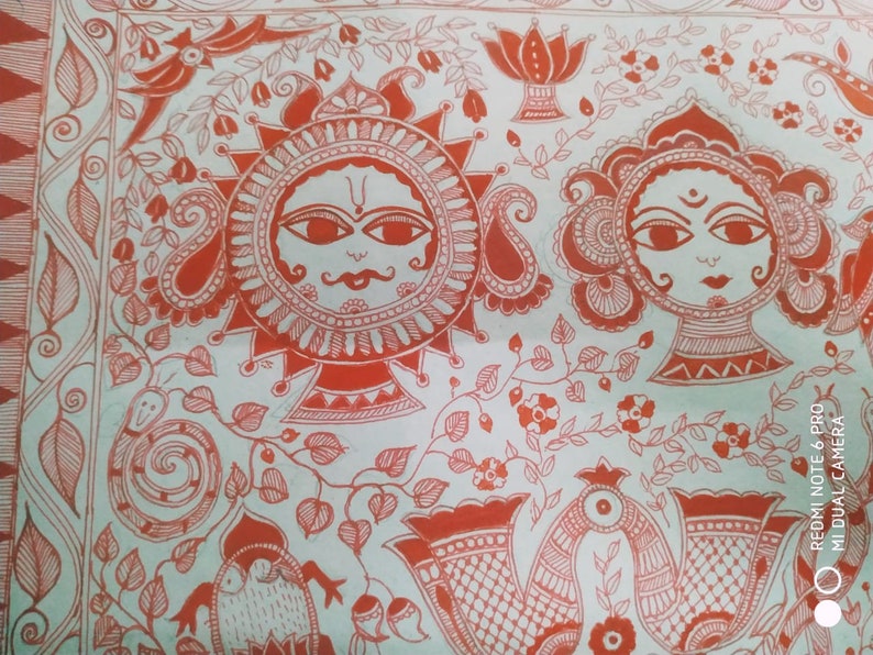 Original Hand Painted Kohbar for Wedding Purpose - Etsy