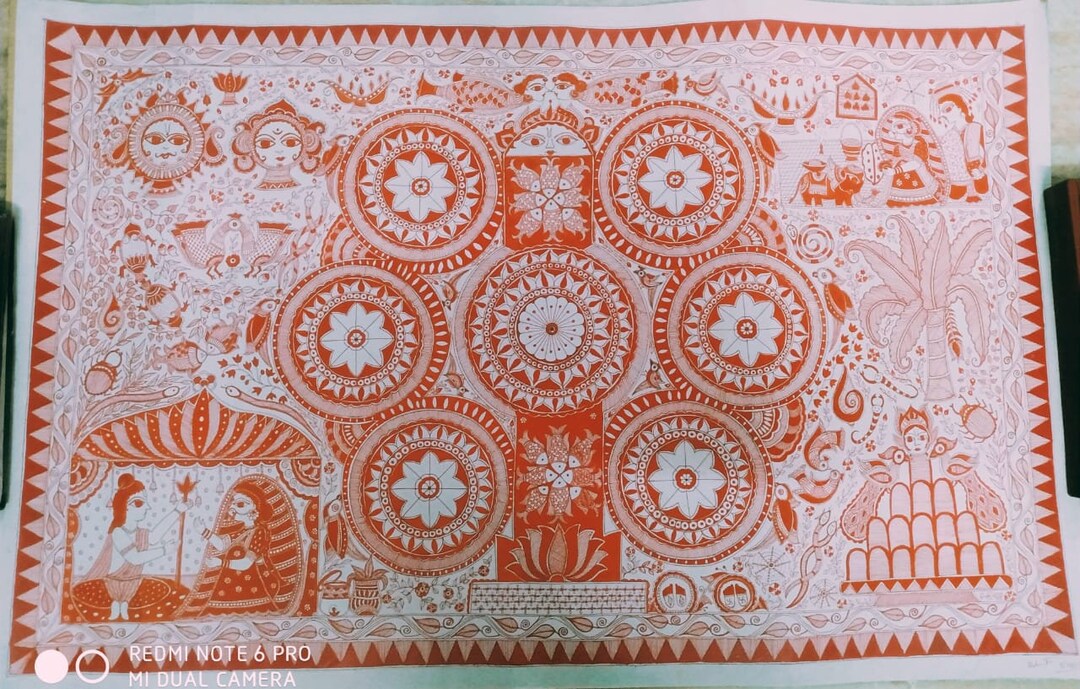Original Hand Painted Kohbar for Wedding Purpose - Etsy