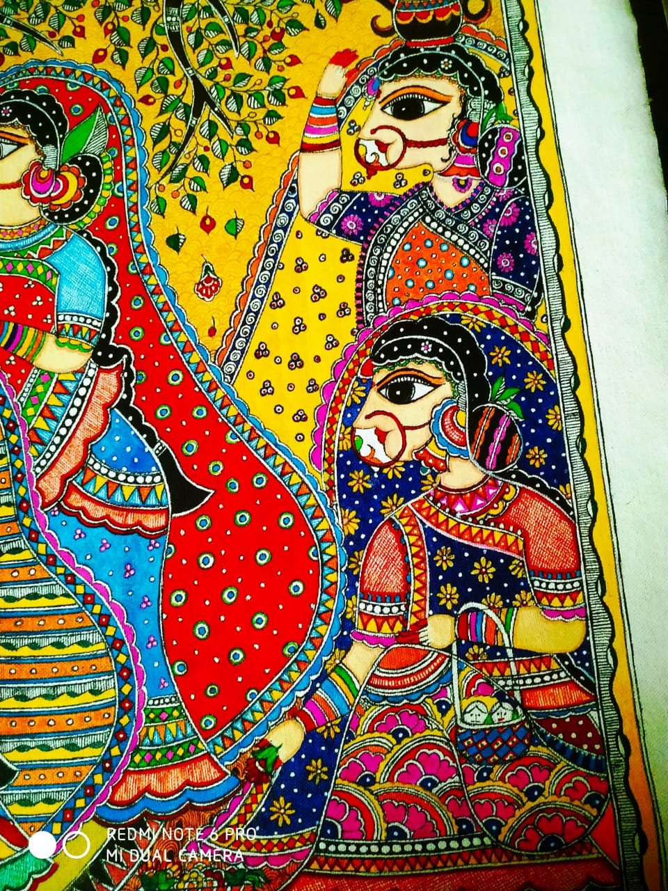 Vat Savitri Puja, Original Hand Painted Painting - Etsy