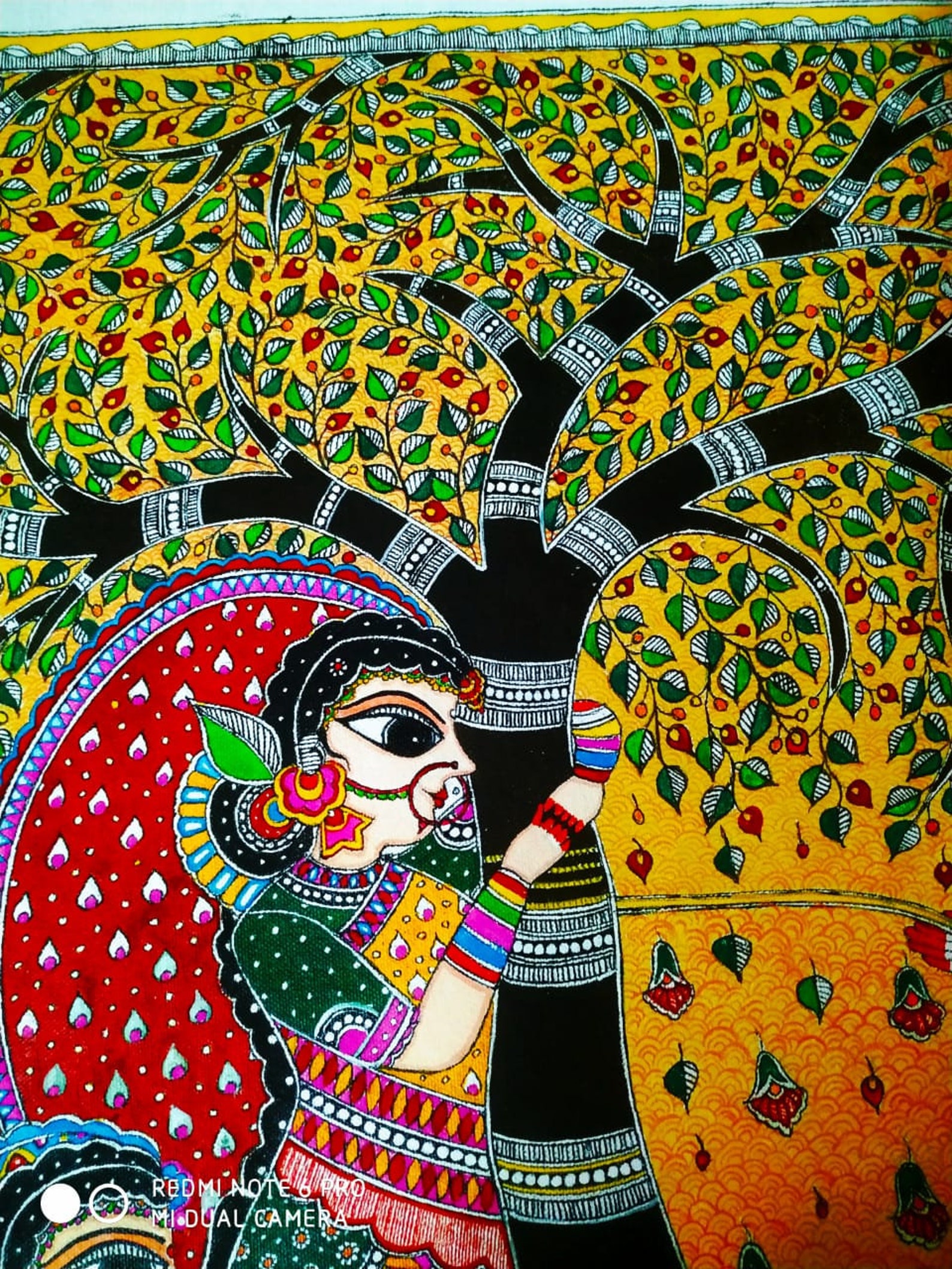Vat Savitri Puja, Original Hand Painted Painting - Etsy