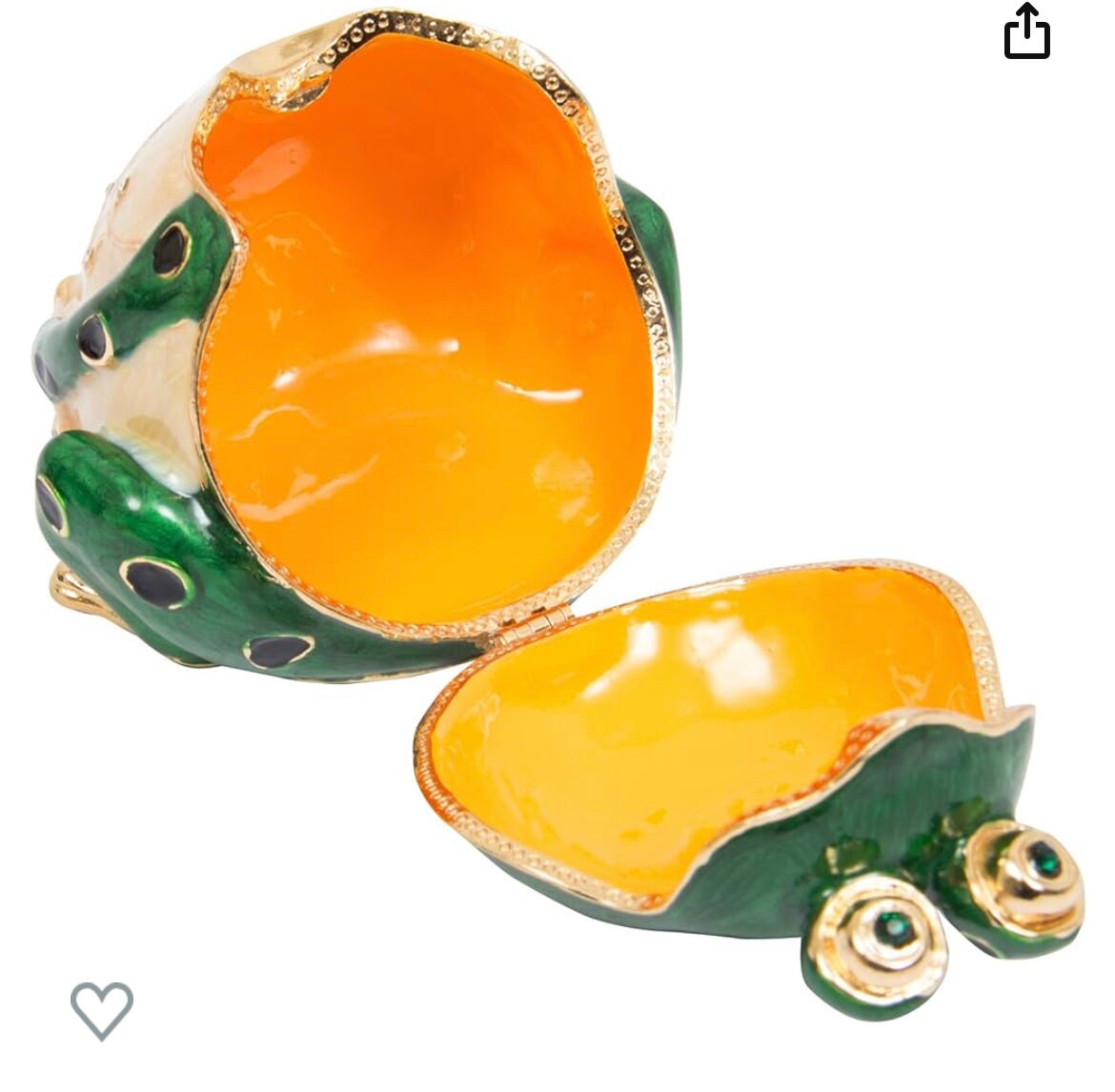 Big Mouth Frog Trinket Box. This is so Cute and Very Detailed. It Opens ...