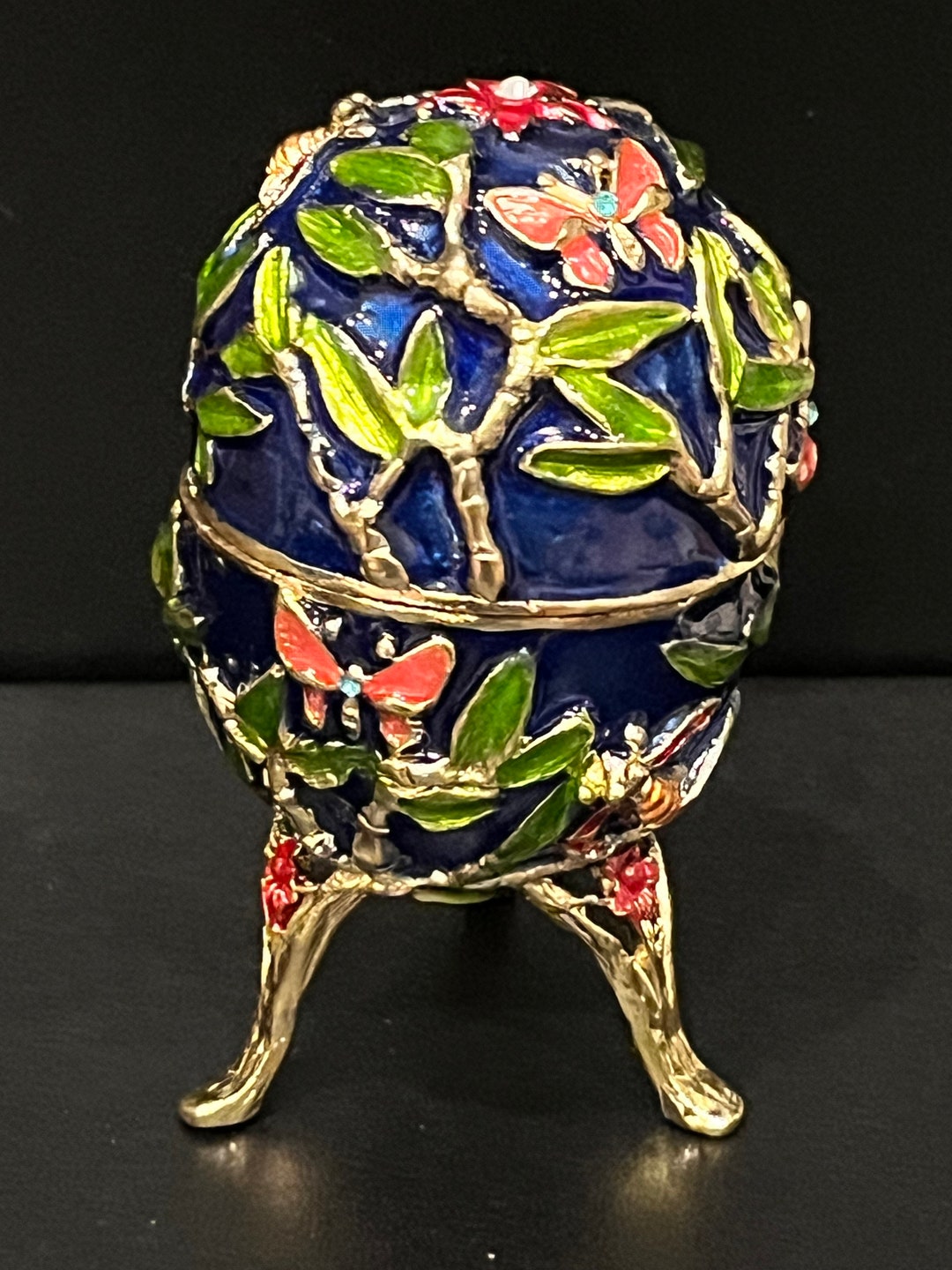 Fall Egg Just Like a Old Faberge Design New and Unique Great Gift Idea ...