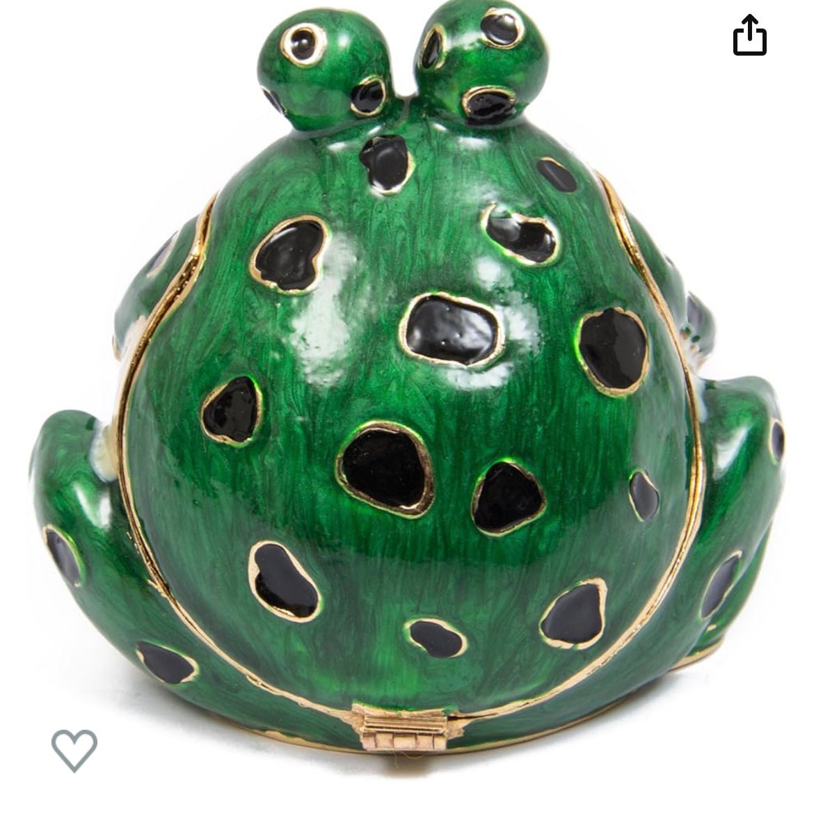 Big Mouth Frog Trinket Box. This is so Cute and Very Detailed. It Opens ...