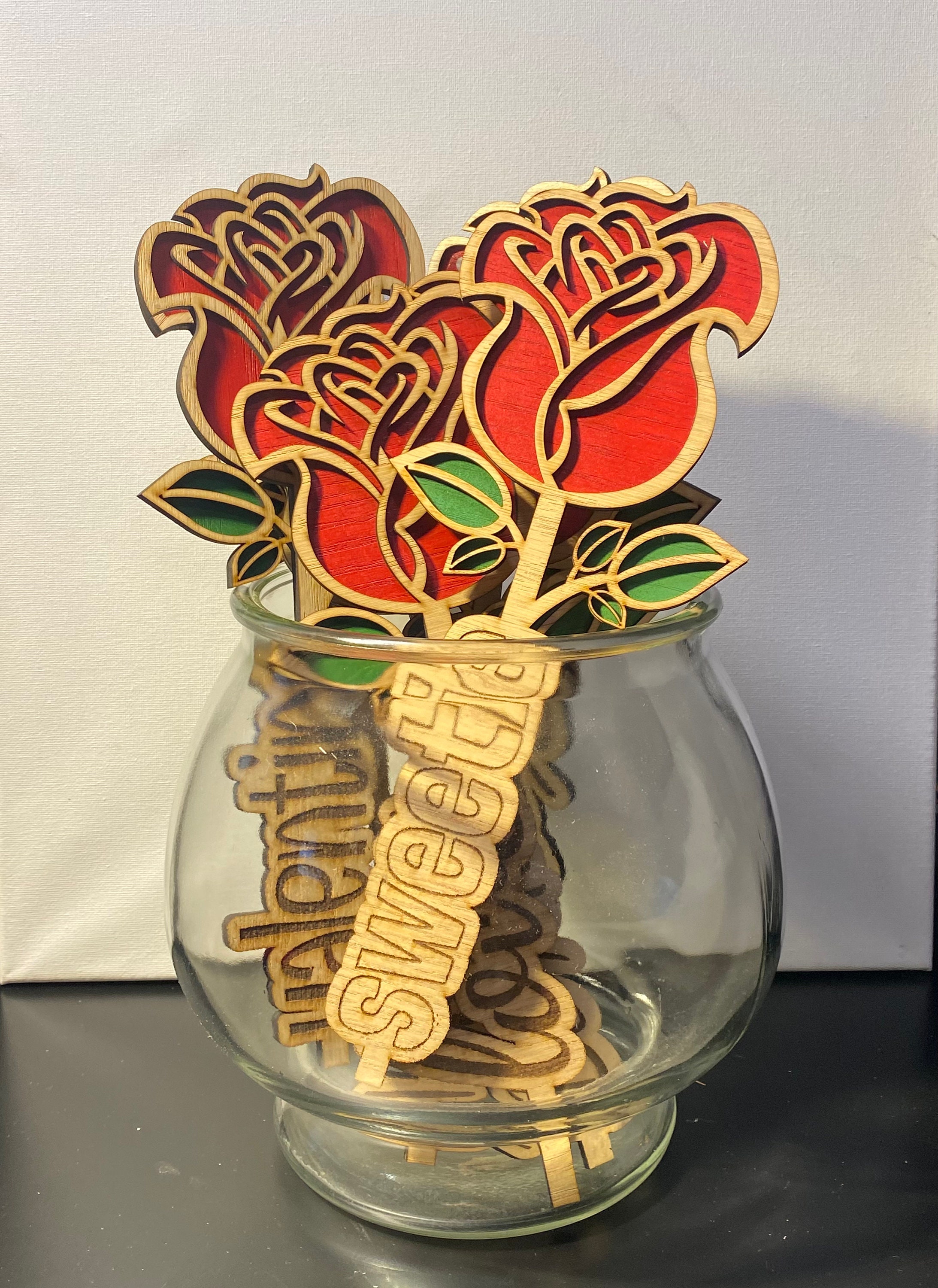 Rose Laser Cut File for Xtool m1&d1glowforge or Any Laser - Etsy Canada