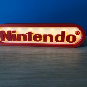 Illuminated Nintendo Sign Gamers - Etsy