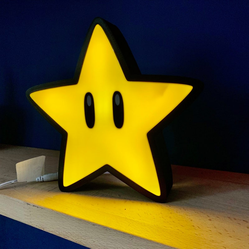 Mario Lamp - Etsy