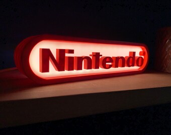 Large LED Nostalgic Nintendo Inspired Game Controller Sign for Video ...