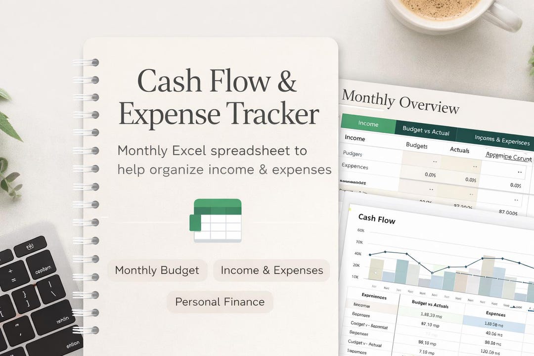 Business Cash Flow Allocation Calculator | Excel Spreadsheet for ...