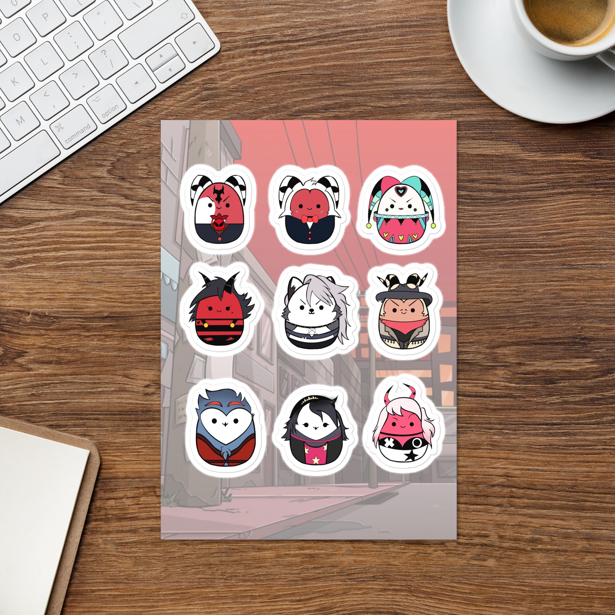 Helluva Boss X Squishmallow Fanart Sticker Sheet - Etsy Helluva Boss X Squishmallow Fanart Sticker Sheet - Etsy
