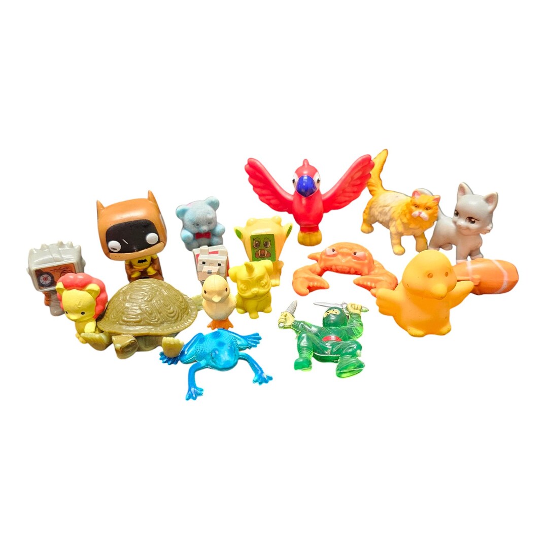 Mini Mixed Figurine Animal Toy Lot Bundle - Etsy