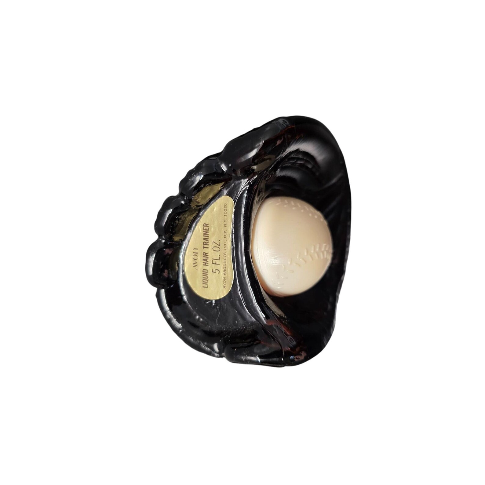 Vintage Avon Baseball Glove and Ball Decanter Bottle Hair Trainer 5 Oz ...