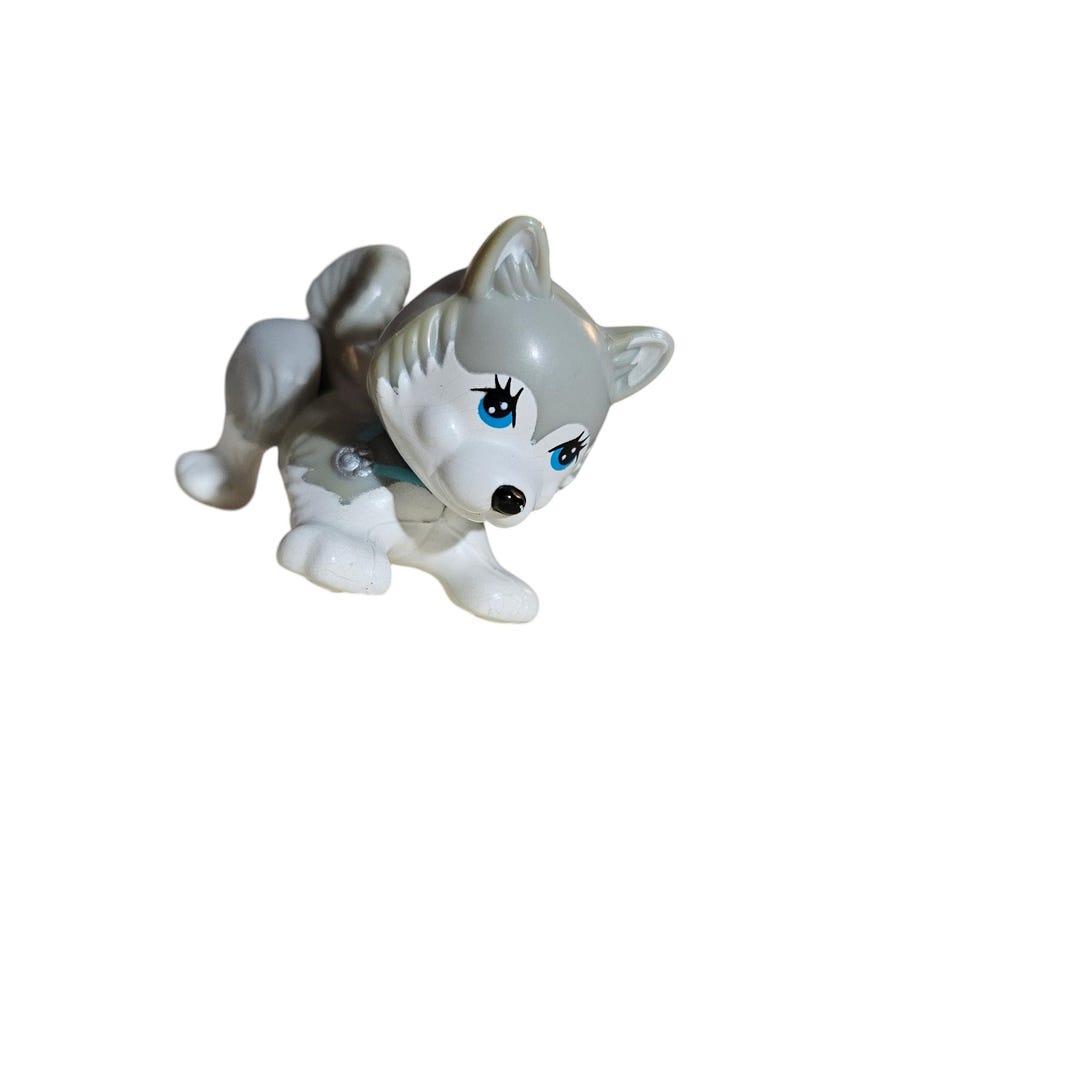 Littlest Pet Shop LPS Prize Winning Pups Gray White Dog Vintage 1993 - Etsy