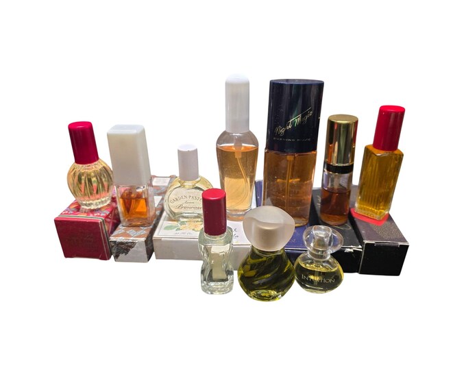 Vintage Perfume & Cologne Lot W/ Boxes - Etsy