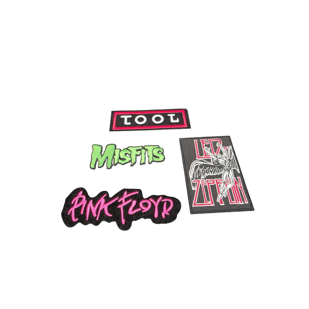 Pink Floyd, Led Zeppelin, Misfits & Tool Iron on Patch - Etsy