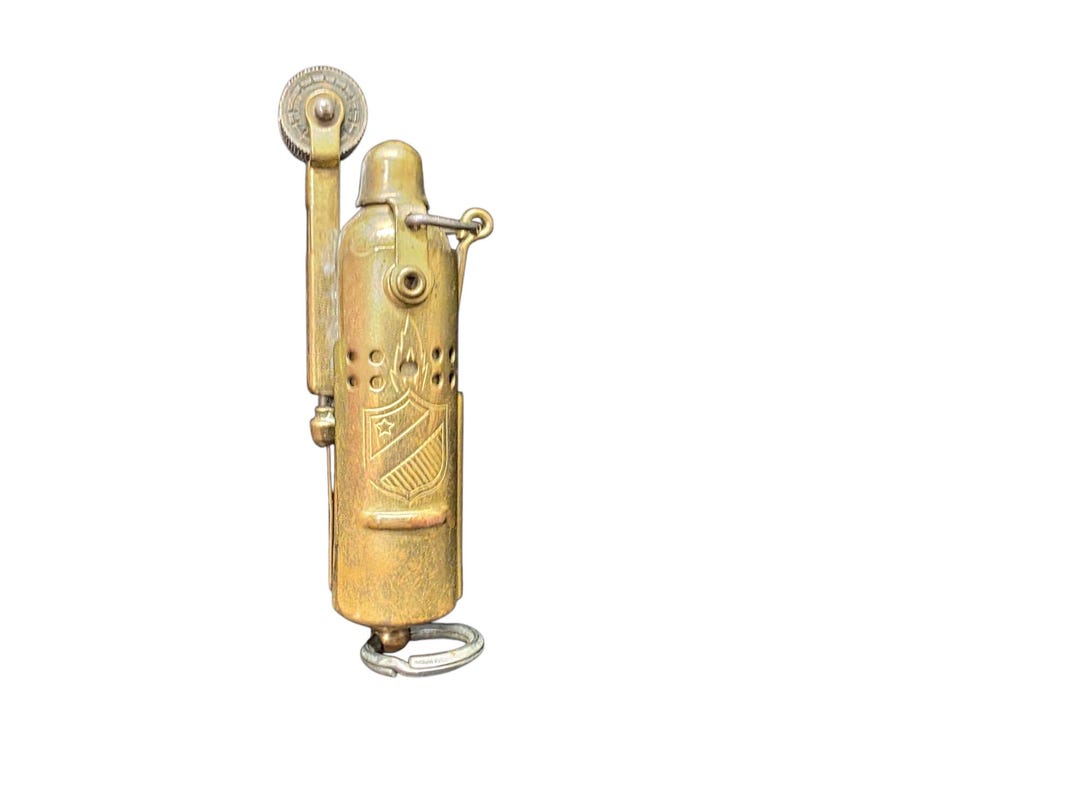 Bowers Surefire Round Tube Style Trench Lighter Vintage Brass - Etsy