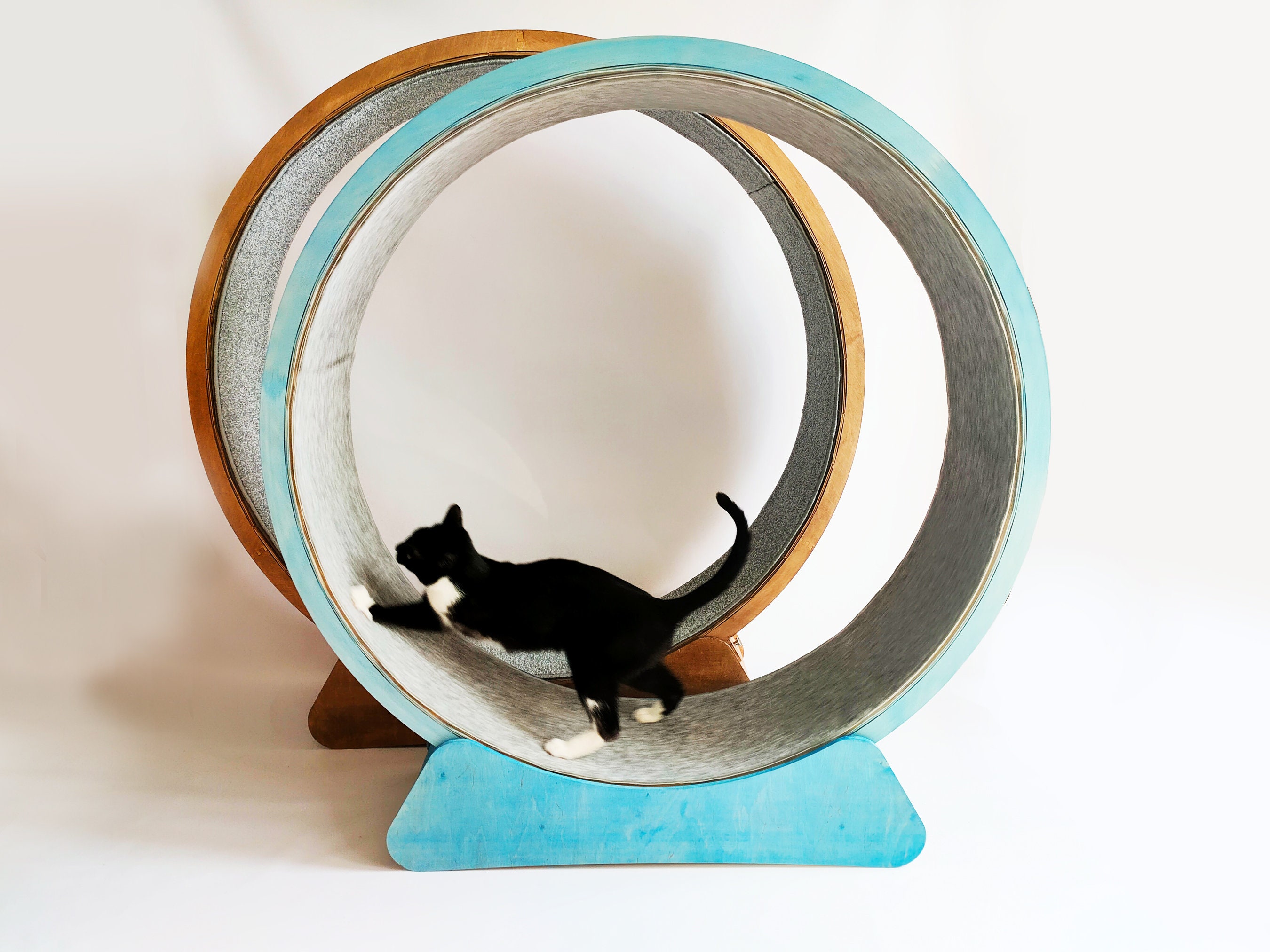 DIY KIT Wooden Cat Wheel 120-140cm / 47-55'' for SELF Assembly - Etsy