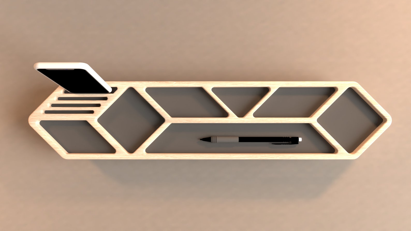 Wood Desk Organizer Plans DXF DWG, Office Desk Accessories , Dxf ,DWG ...