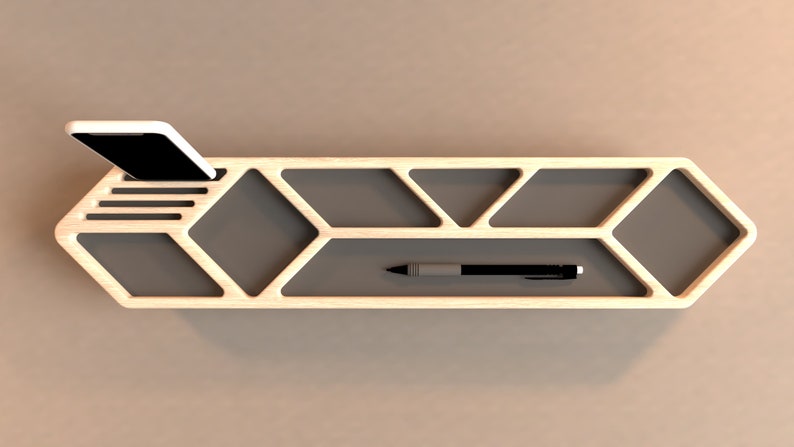 Wood Desk Organizer Plans DXF DWG, Office Desk Accessories , Dxf ,DWG ...