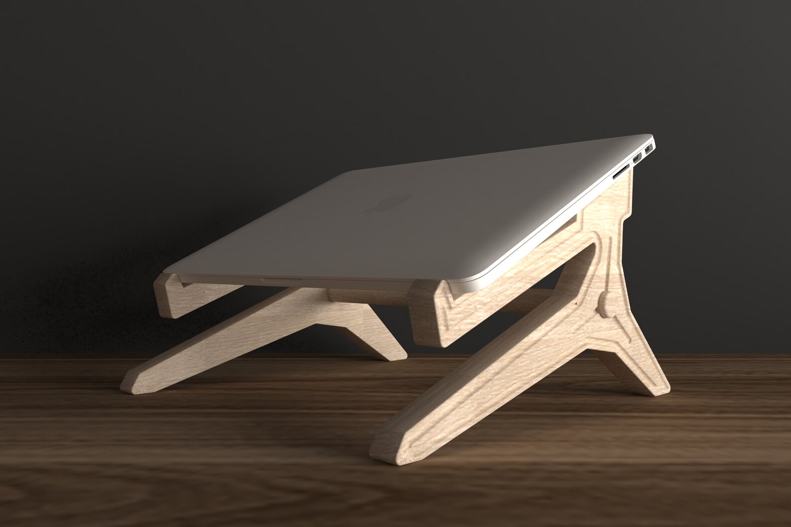 DIY Portable Wooden Laptop Stand, Printable Instant Digital File ...